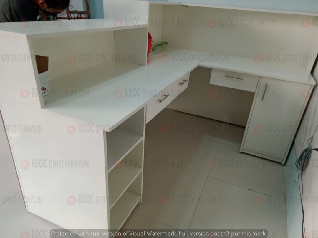 Reception Counter / Counter Table / Office Furniture / Office Partition ...