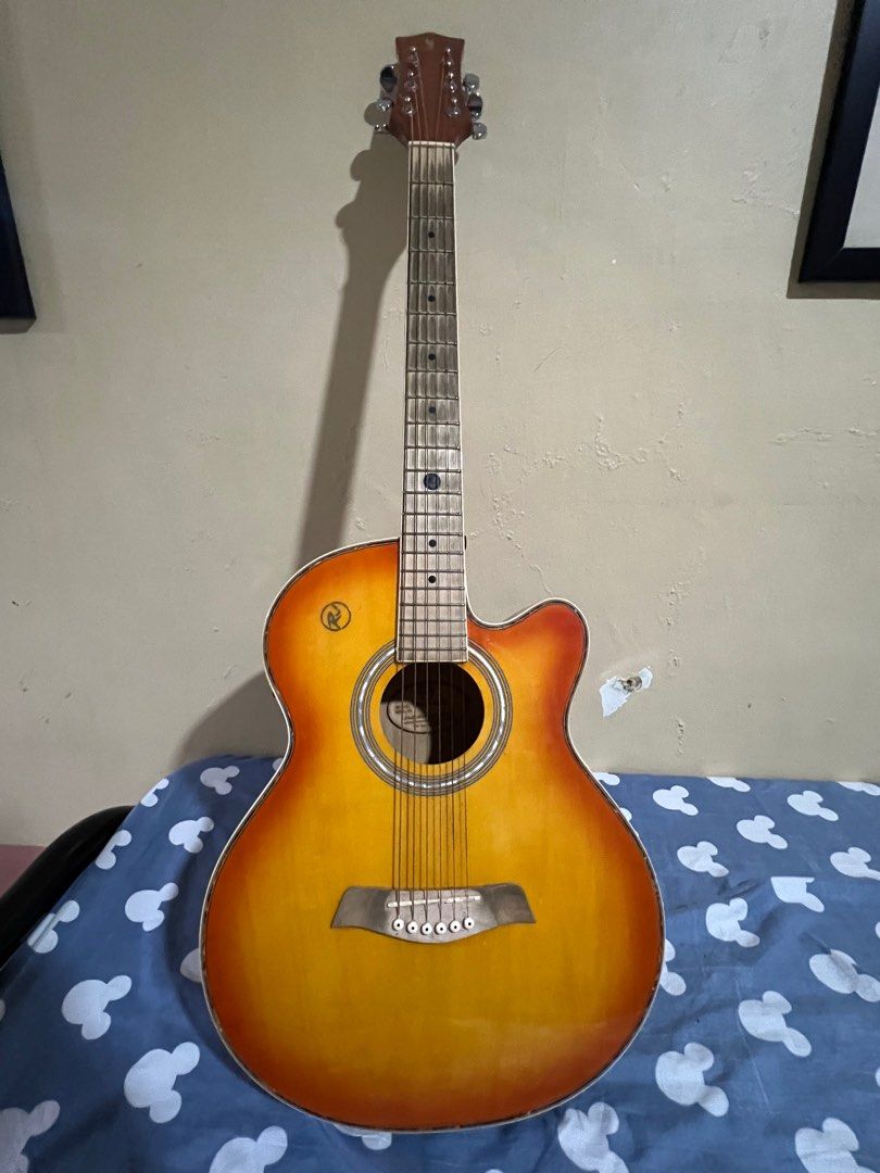 Rj professional acoustic folk, Hobbies & Toys, Music & Media, Musical Instruments on Carousell
