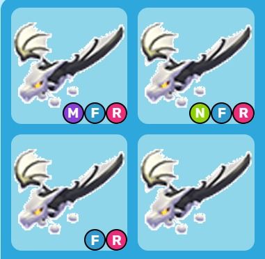 Roblox Adopt Me Vampire Dragon (MFR, NFR, FR , Normal), Video Gaming ...