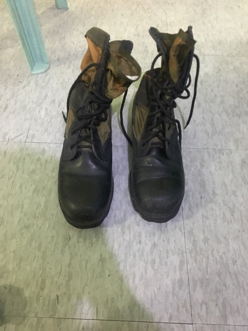 ROTC Military Boots, Women's Fashion, Footwear, Boots on Carousell