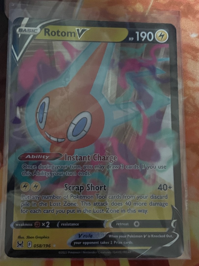 Rotom V, Hobbies & Toys, Toys & Games on Carousell