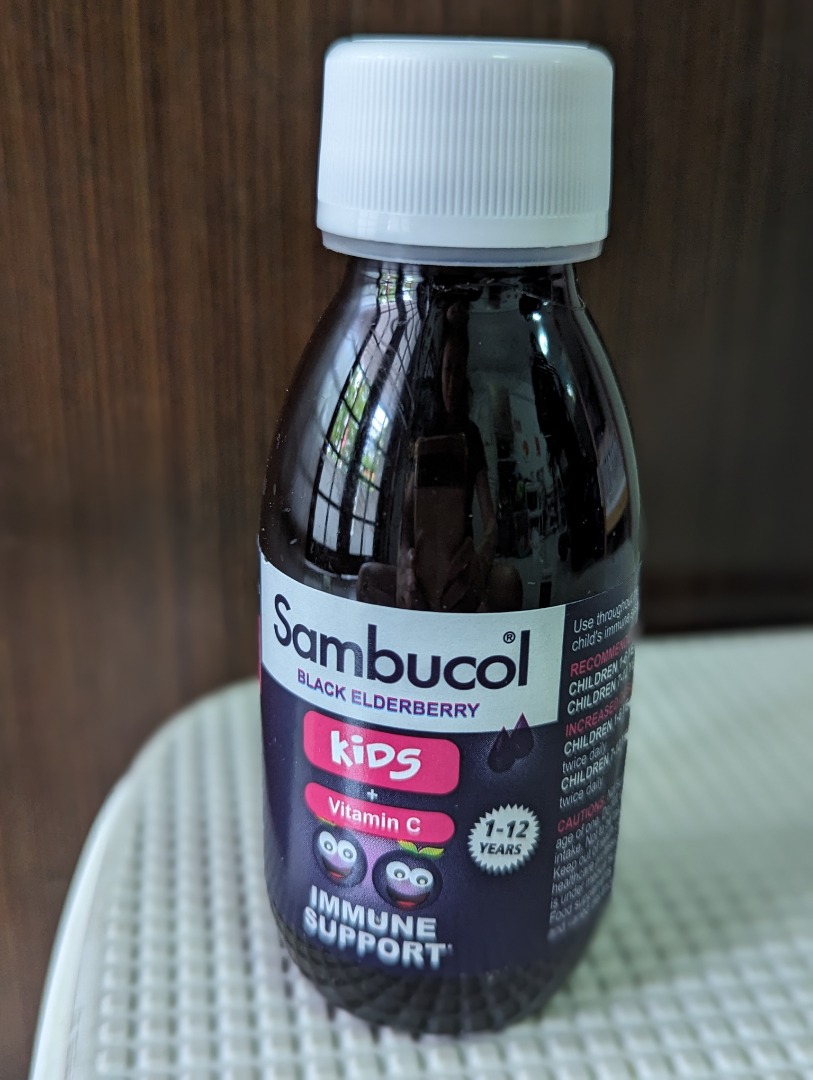 Sambucol Kids Formula Vitamin C, 120ml (1-12Y), Health & Nutrition ...