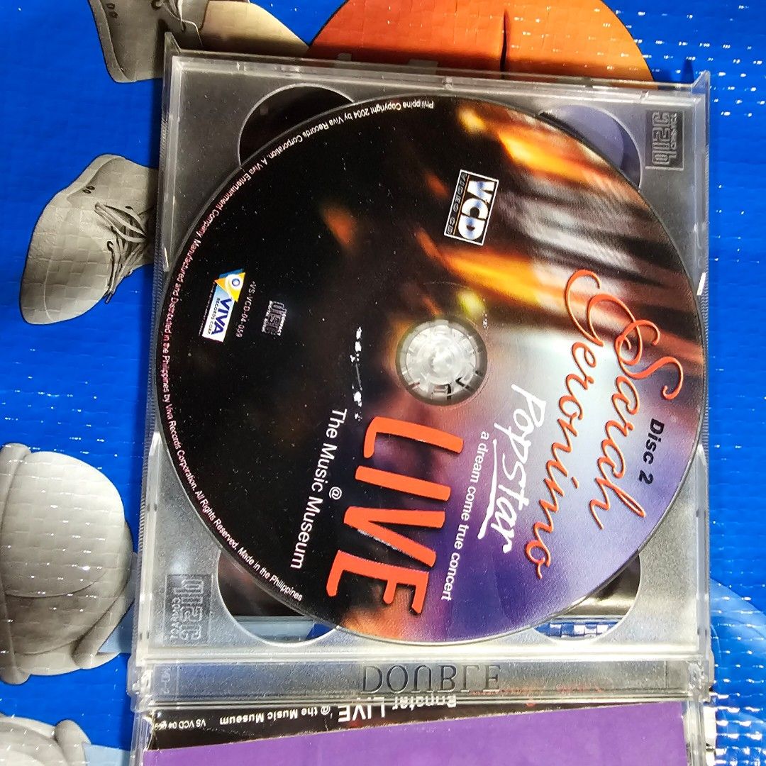 Sarah Geronimo - Popster Live VCD - OPM - VCD Mint pero nabasa ang ...