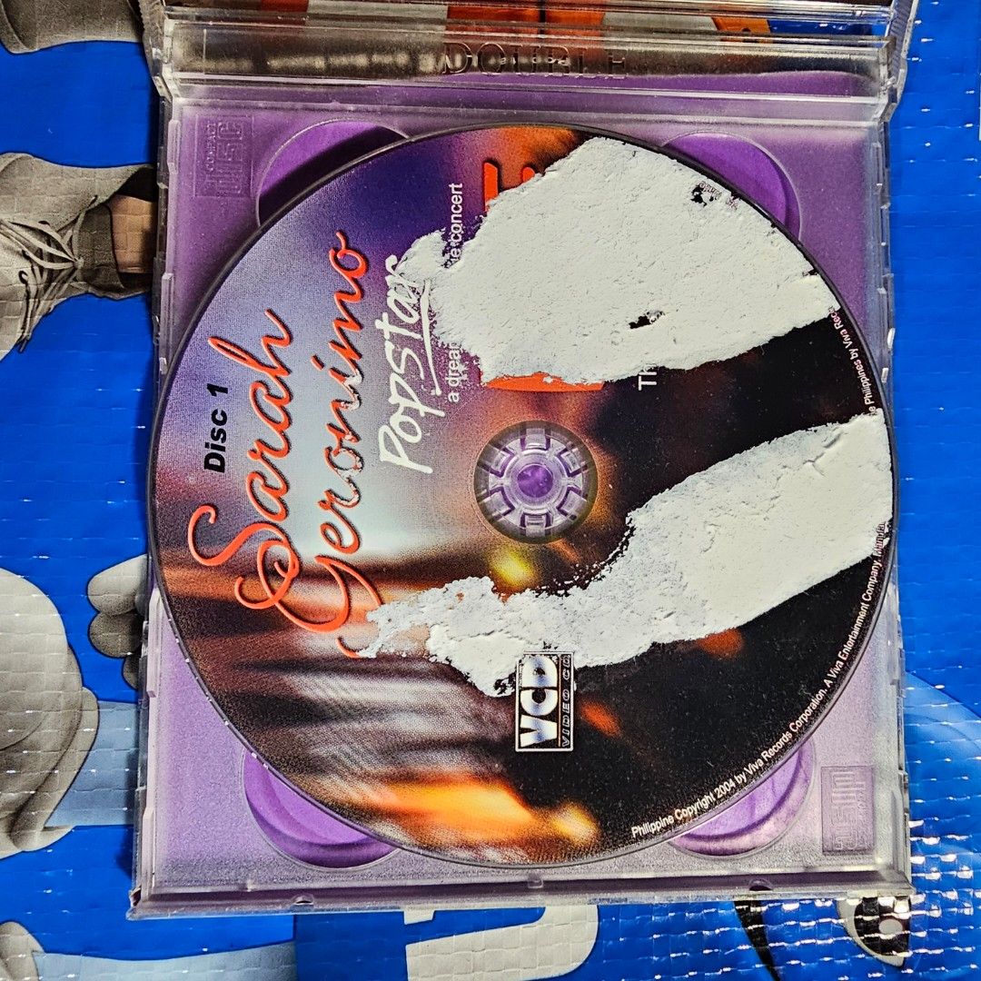 Sarah Geronimo - Popster Live VCD - OPM - VCD Mint pero nabasa ang ...