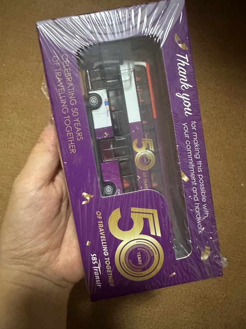 SBST 50 Anniversary bus model, Announcements on Carousell