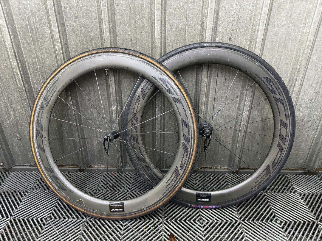 Scope R5 Carbon Aero Wheels Rim Brake, Sports Equipment, Bicycles ...