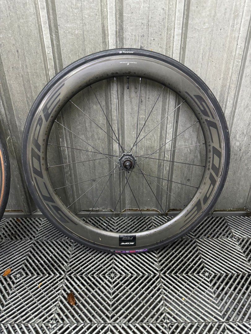 Scope R5 Carbon Aero Wheels Rim Brake, Sports Equipment, Bicycles ...