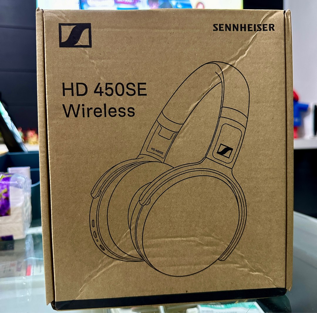 Sennheiser HD 450 SE Over-Ear Active Noise Cancelling Headphones, 30-hour battery life with USB ...