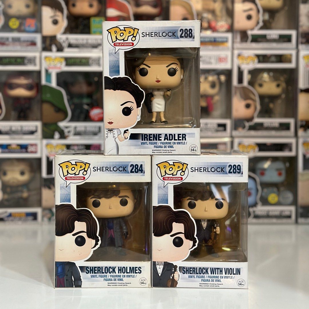 Sherlock holmes funko pop set, Hobbies & Toys, Toys & Games on Carousell