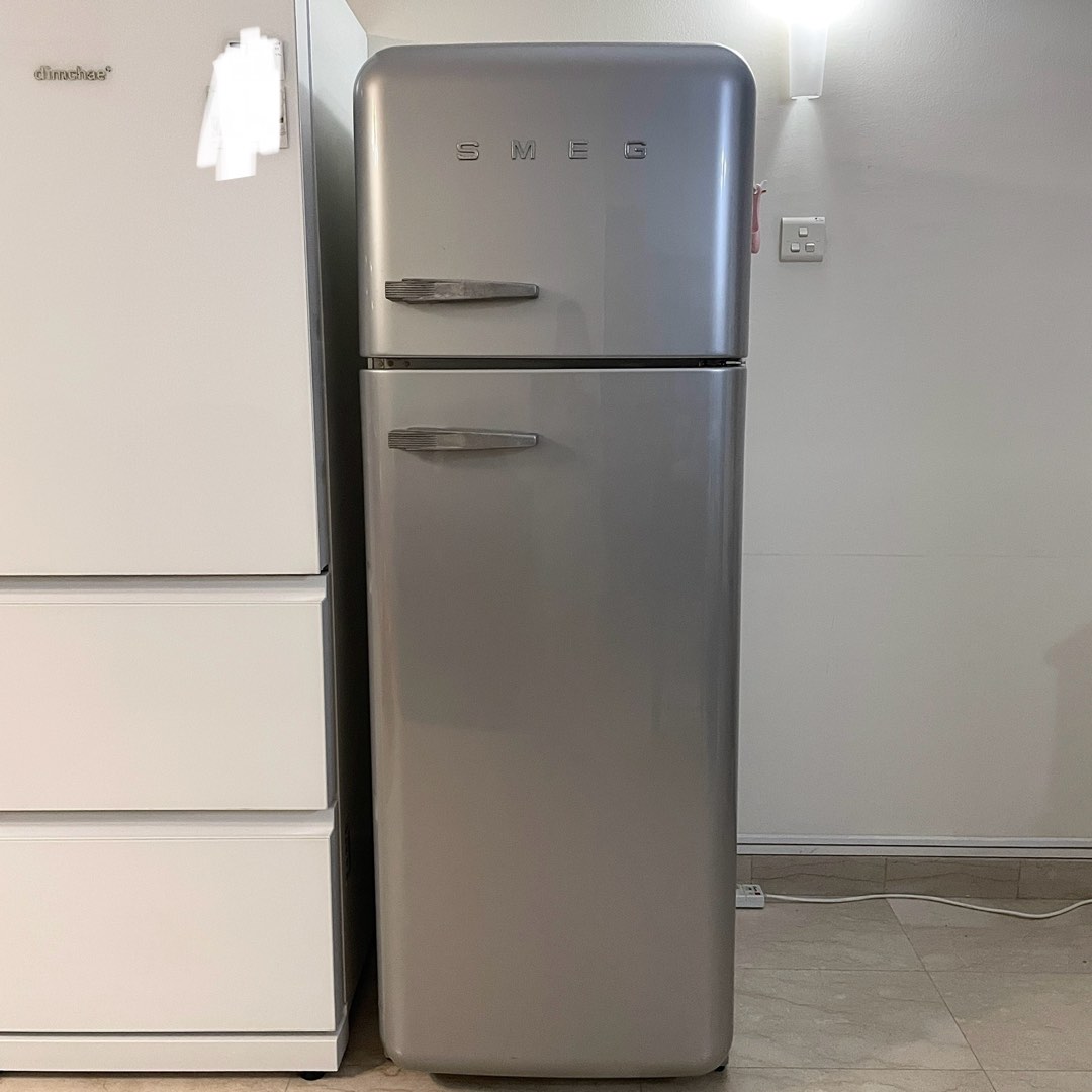 SMEG silver refrigerator and freezer FAB30, TV & Home Appliances ...