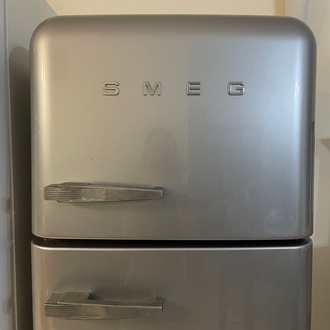 SMEG silver refrigerator and freezer FAB30, TV & Home Appliances ...