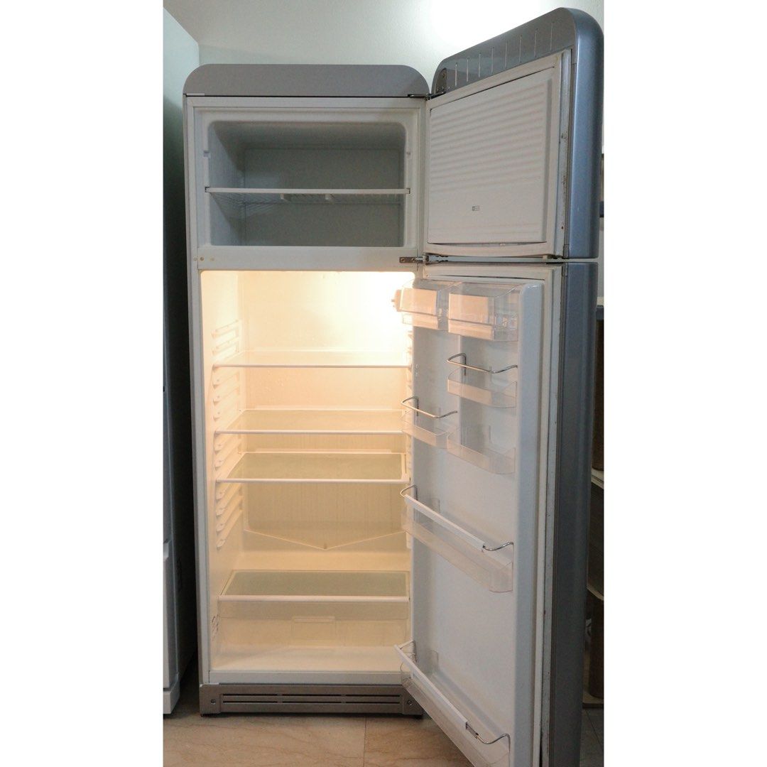 SMEG silver refrigerator and freezer FAB30, TV & Home Appliances ...