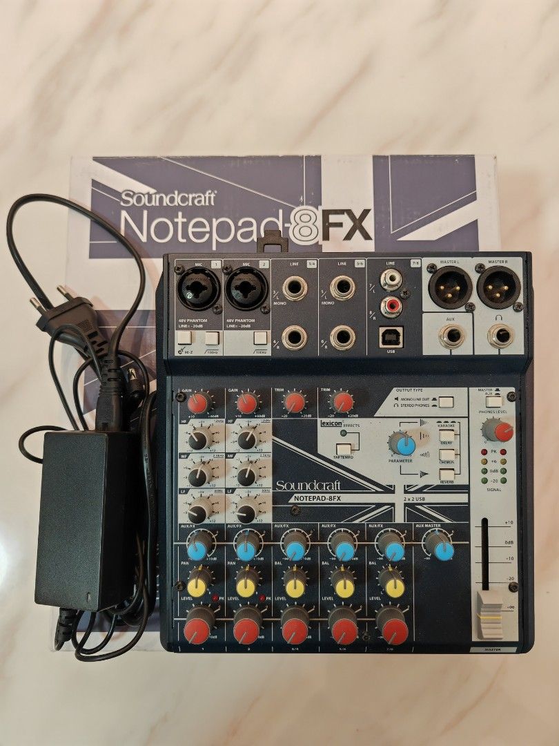 Soundcraft Notepad-8fx, Audio, Other Audio Equipment on Carousell