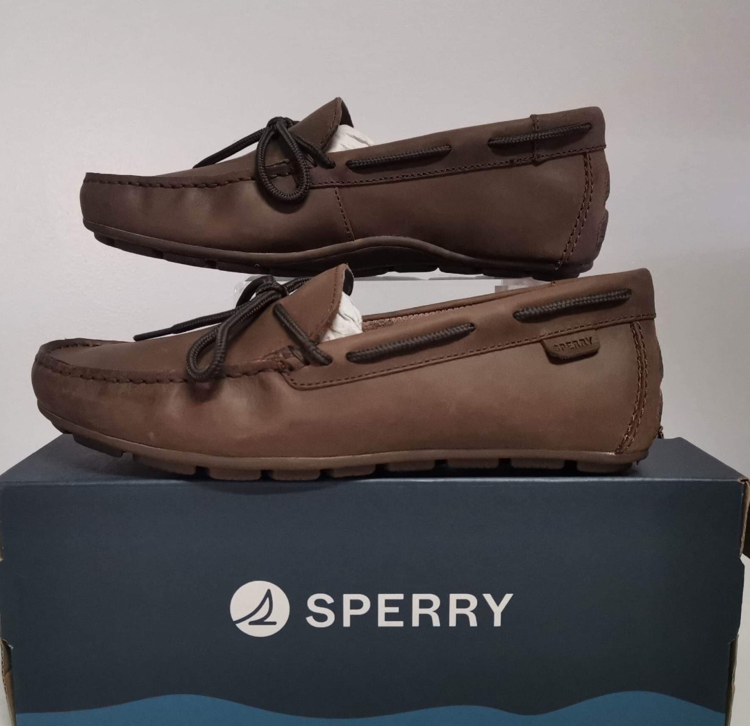 SPERRY ORIGINAL MENS WAVE DRIVER 1 EYE LEATHER SHOES, Men's Fashion ...