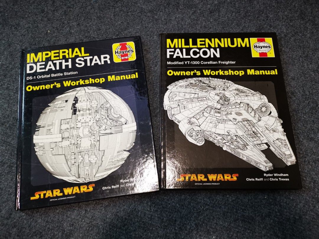 Star wars millenium falcon & death star haynes book manual, Hobbies ...