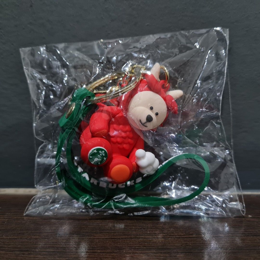 Starbucks Malaysia Dragon Bearista Keychain, Hobbies & Toys, Memorabilia & Collectibles, Fan ...