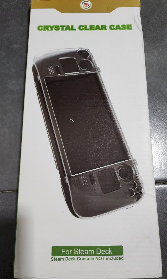 Steam Deck Transparent Plastic Case with Stand, Video Gaming, Gaming ...