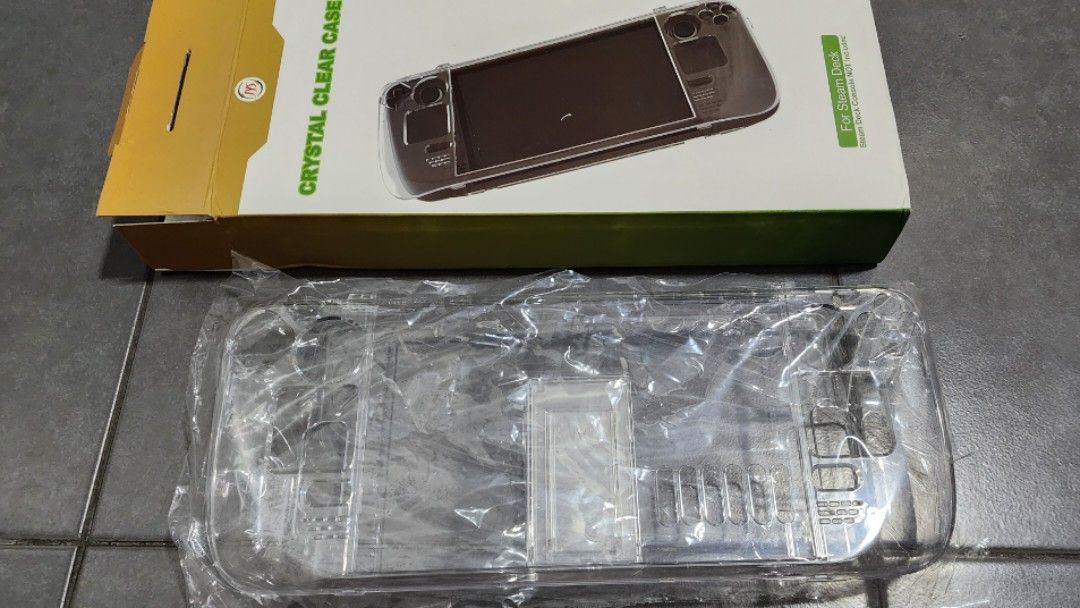 Steam Deck Transparent Plastic Case with Stand, Video Gaming, Gaming ...