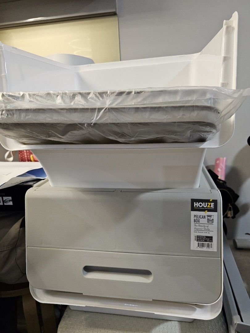 Storage boxes from HOUZE - GREY Pelican Box, Furniture & Home Living ...