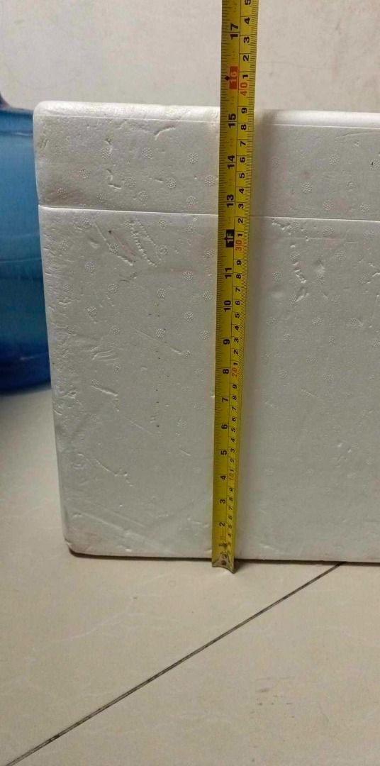 Styrofoam / Styro Box / Cooler (Large), Furniture & Home Living, Home ...