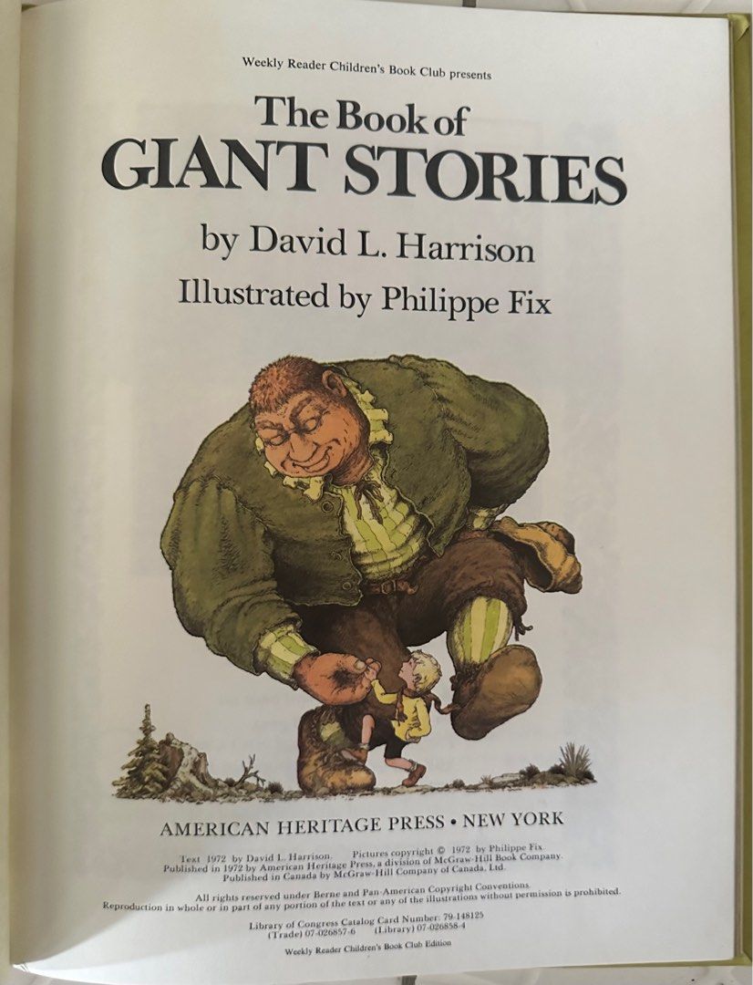 The Book of Giant Stories by David L. Harrison. Illustrated by Philippe ...