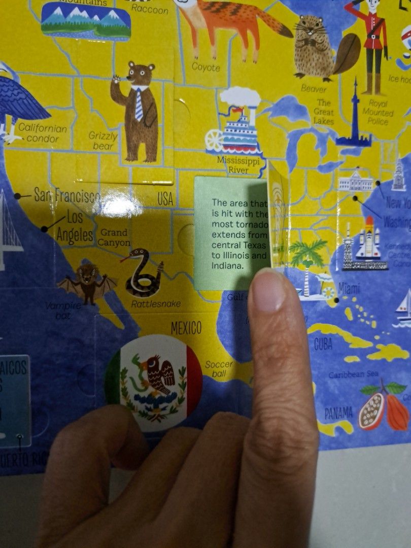 the seven continents of the world lift the flap book, Hobbies & Toys ...