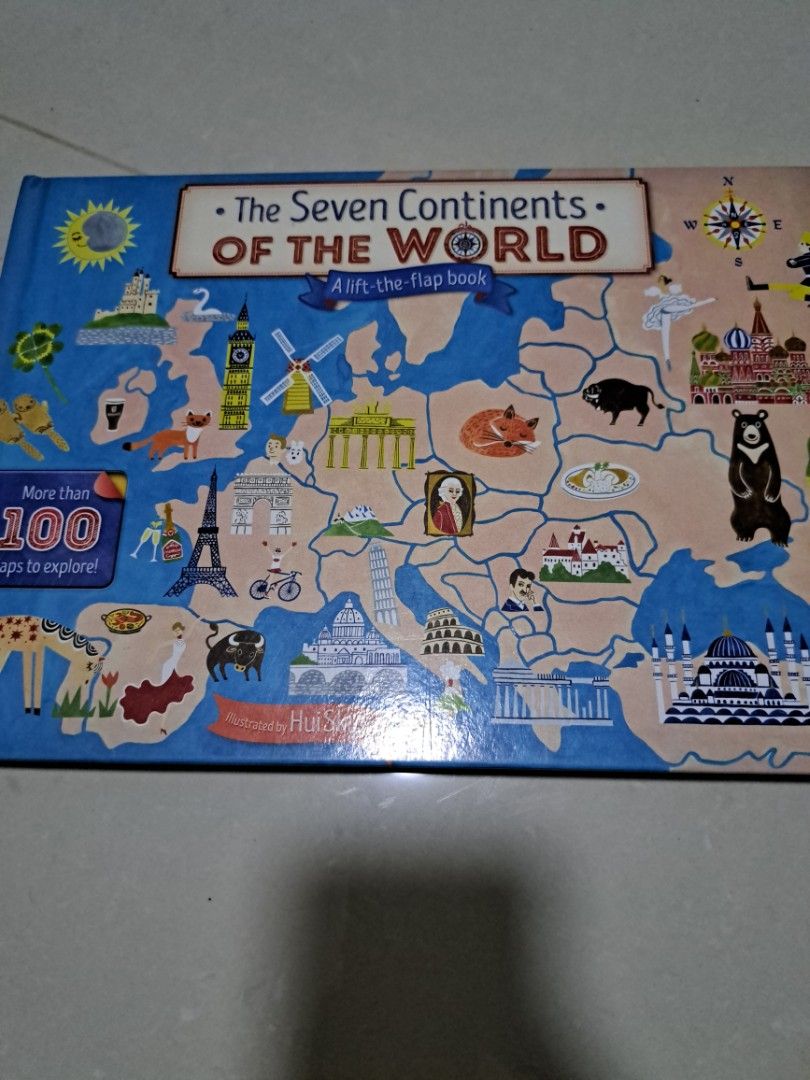 the seven continents of the world lift the flap book, Hobbies & Toys ...
