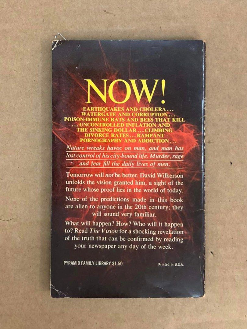 The Vision By David Wilkerson Christian Book Hobbies Toys Books