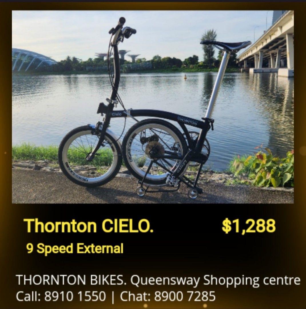 Thornton Cielo 9 Speed External Shimano Sora, Hollowtech Crankset ...