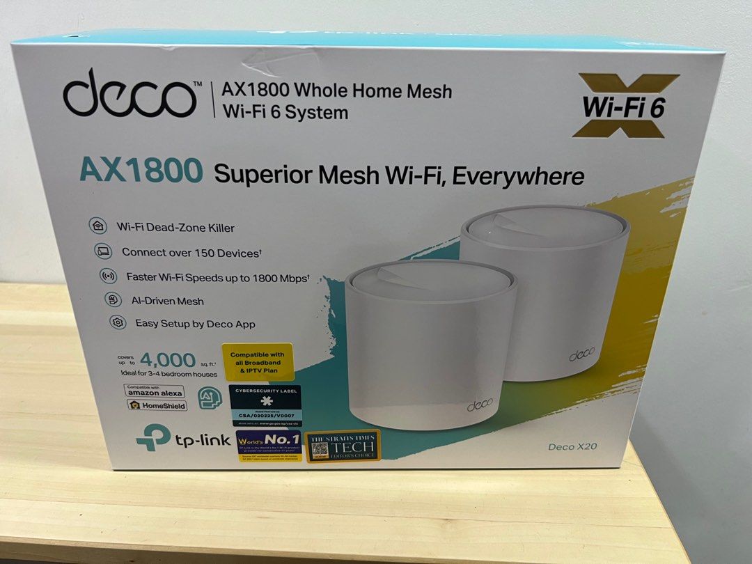 TP-Link Deco AX1800 WIFI6 mesh, Computers & Tech, Parts & Accessories ...