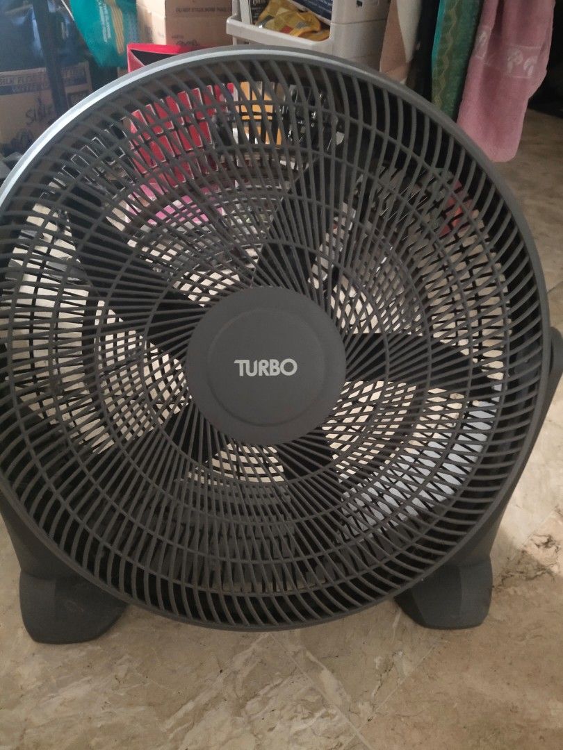 Turbo Fan with Box, Furniture & Home Living, Lighting & Fans, Fans on ...