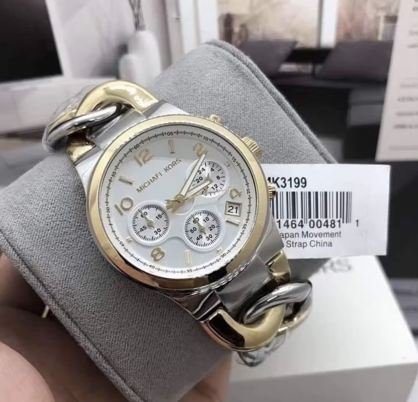 Two tone twisted watch, Women's Fashion, Watches & Accessories, Watches ...