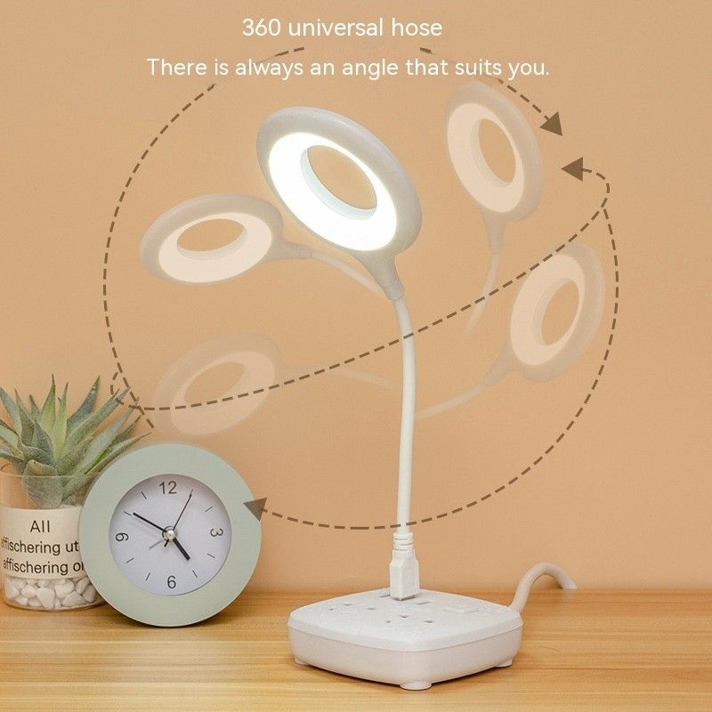 USB Desk Lamp Eye Protection LED Computer Table Ring Light Portable ...