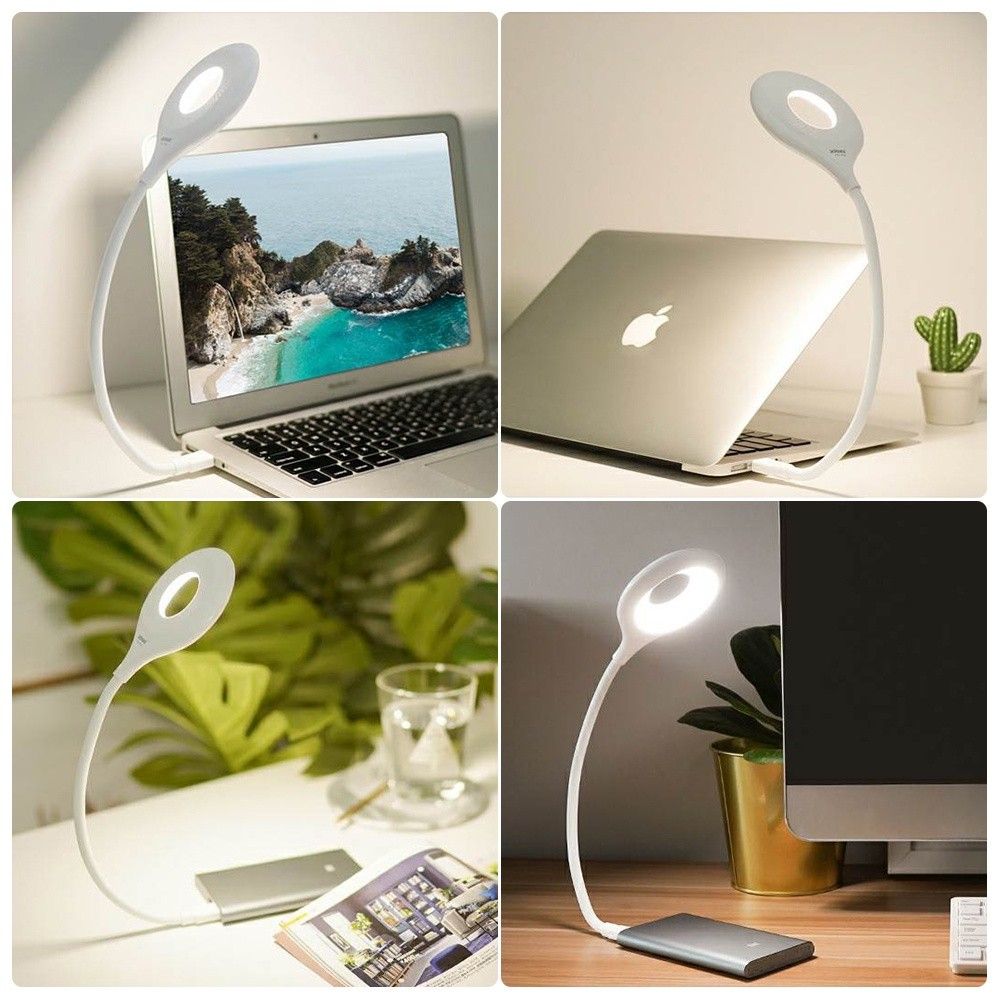 USB Desk Lamp Eye Protection LED Computer Table Ring Light Portable ...
