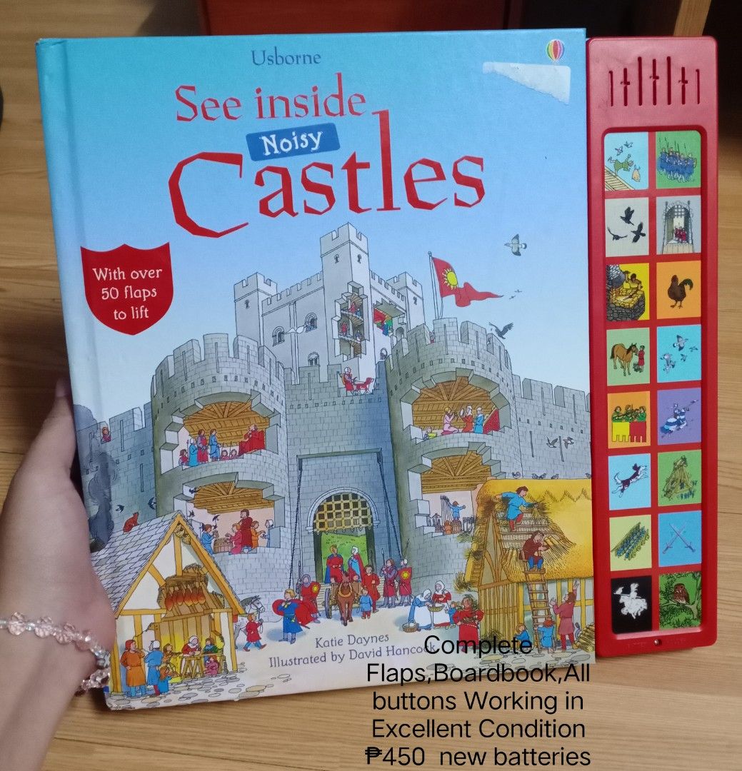 Usborne See Inside Noisy Castle, Hobbies & Toys, Books & Magazines ...