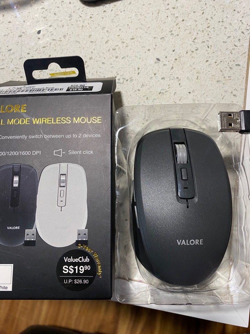 Valore dual mode wireless mouse, Computers & Tech, Parts & Accessories ...