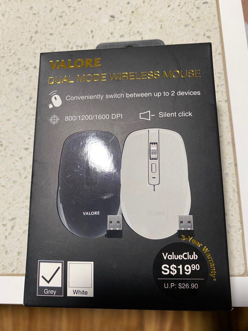 Valore dual mode wireless mouse, Computers & Tech, Parts & Accessories ...