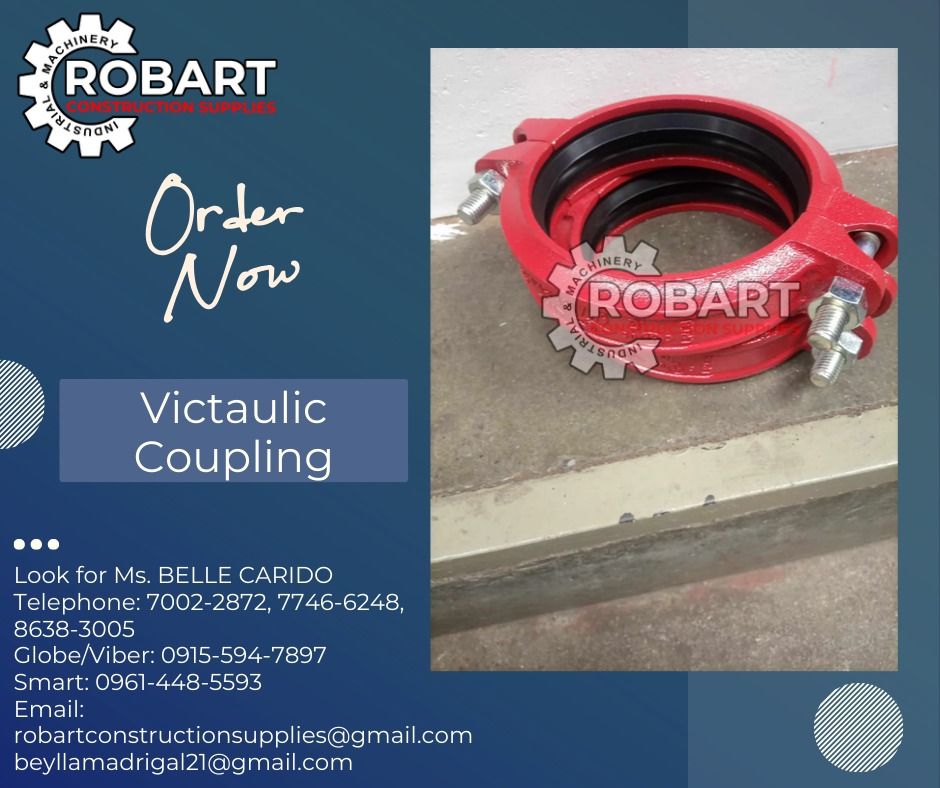 Victaulic Coupling, Commercial & Industrial, Construction Tools ...
