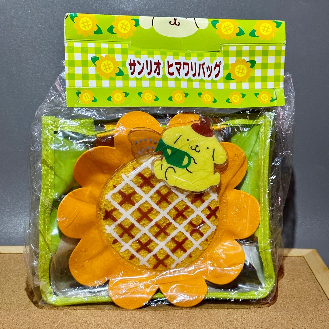 Vintage 2000 Eikoh Sanrio Pompompurin Small Bag 14.5x18.5cm (no zipper) Php 500 2 pieces ...