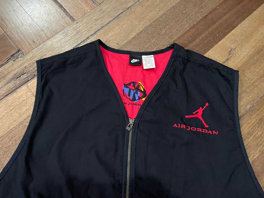 Vintage - Nike Air Jordan Vest, Men's Fashion, Tops & Sets, Tshirts ...