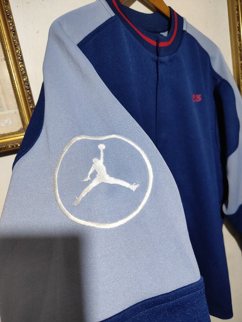 Vintage Air Jordan Retro Snap Front Jacket, Men's Fashion, Coats ...