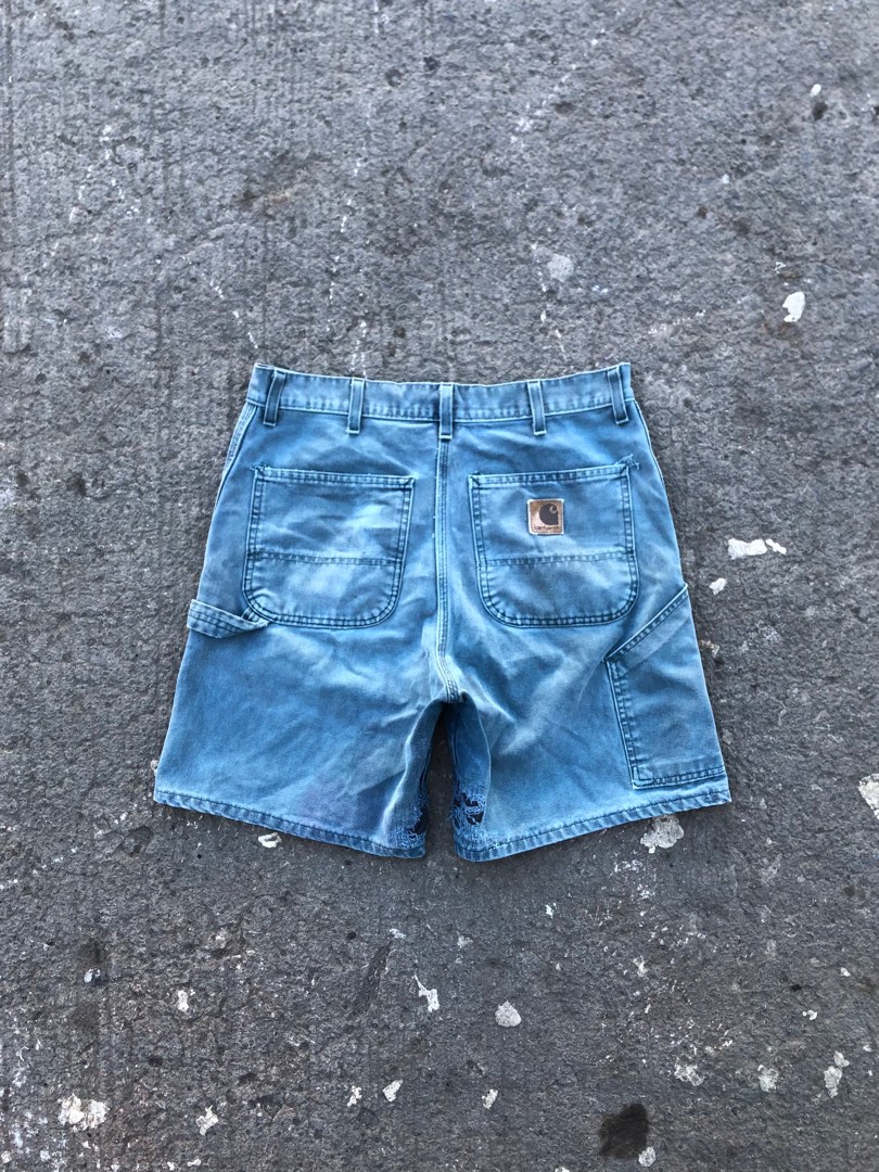 vintage carhartt mos green carpenter jorts, Men's Fashion, Bottoms ...