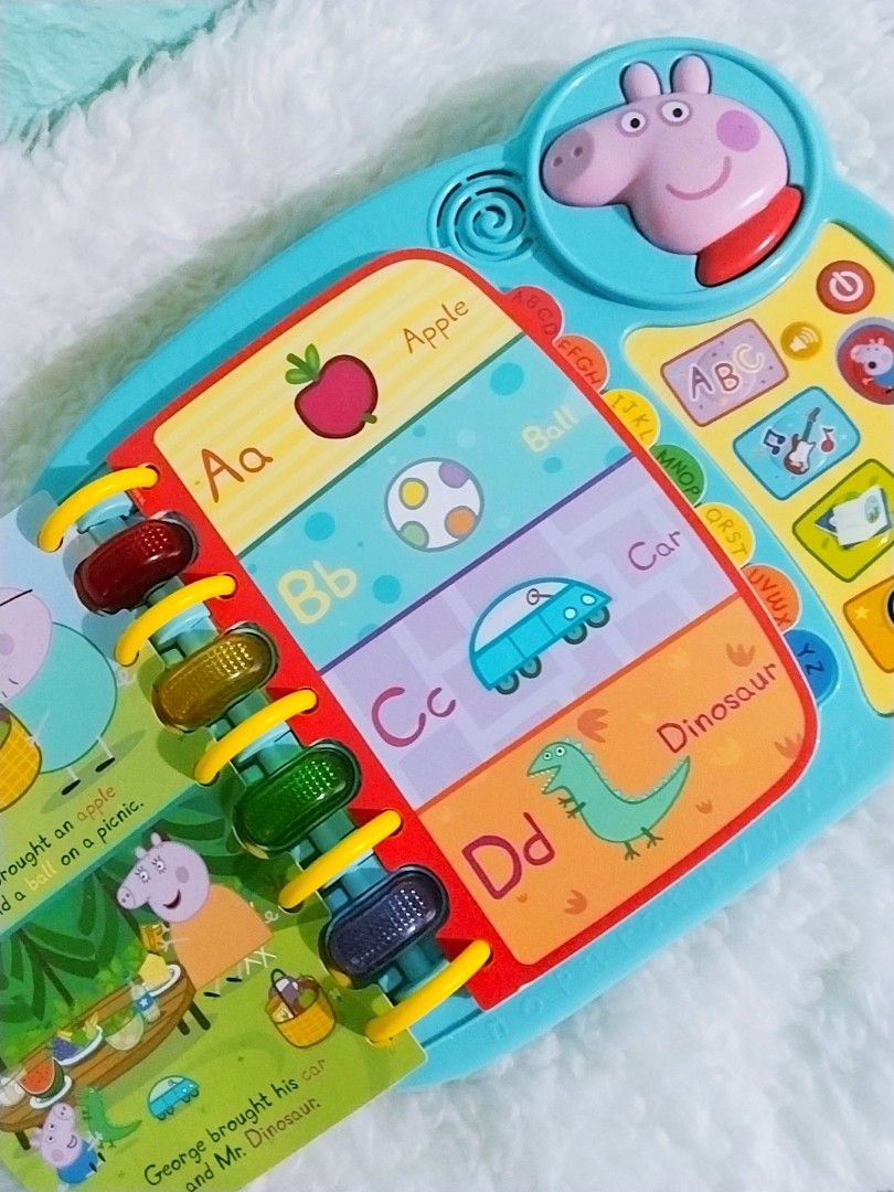 VTech Peppa Pig Learn and Discover Book, Babies & Kids, Infant Playtime ...
