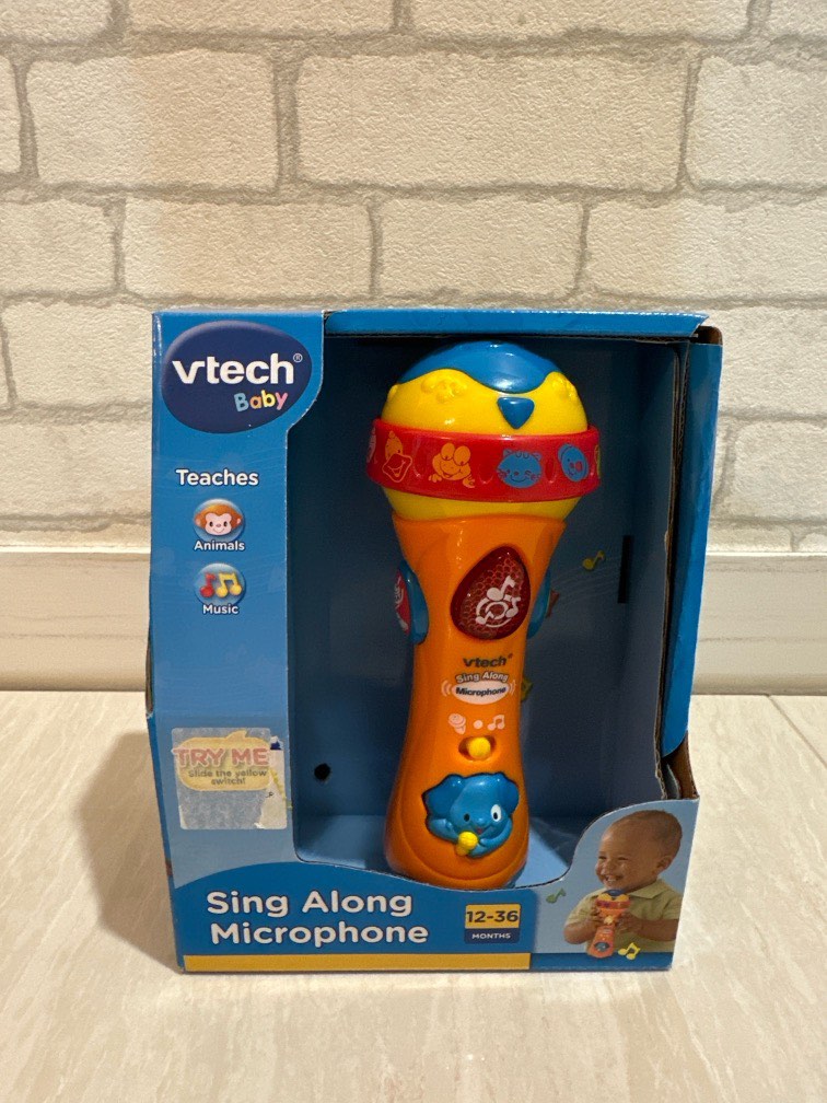 vtech Sing Along Microphone | baby infant toddler toy, Babies & Kids ...