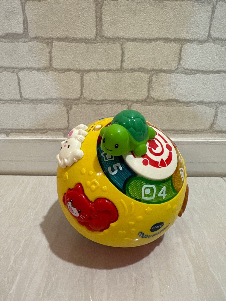 vtech Wiggle & Crawl Ball | baby infant toddler toy, Babies & Kids ...