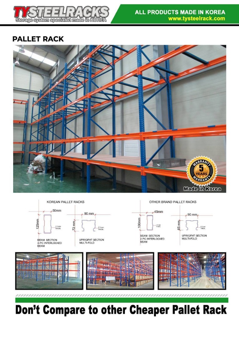 warehouse storage racking system, Furniture & Home Living, Furniture ...