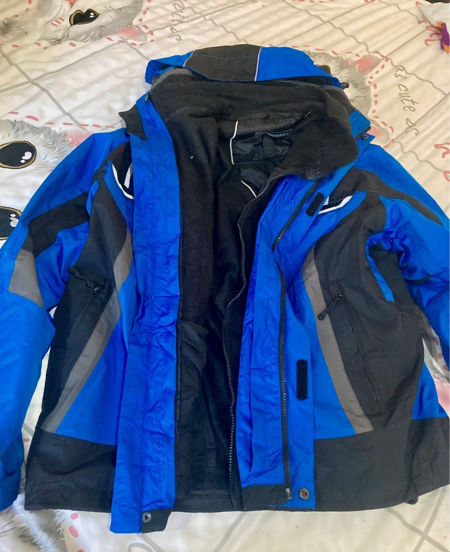 Wetskins Double Layered Detachable Winter Snow Jacket, Women's Fashion ...