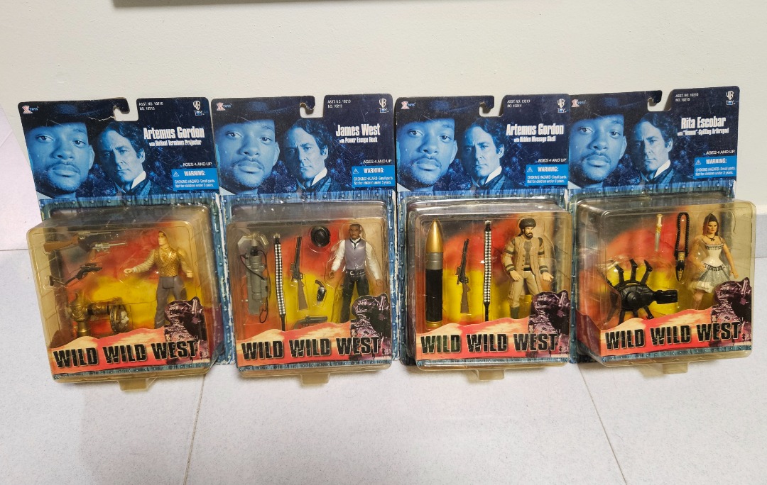 WILD WILD WEST Vintage Movie Action Figures - SET A (1999), Hobbies ...
