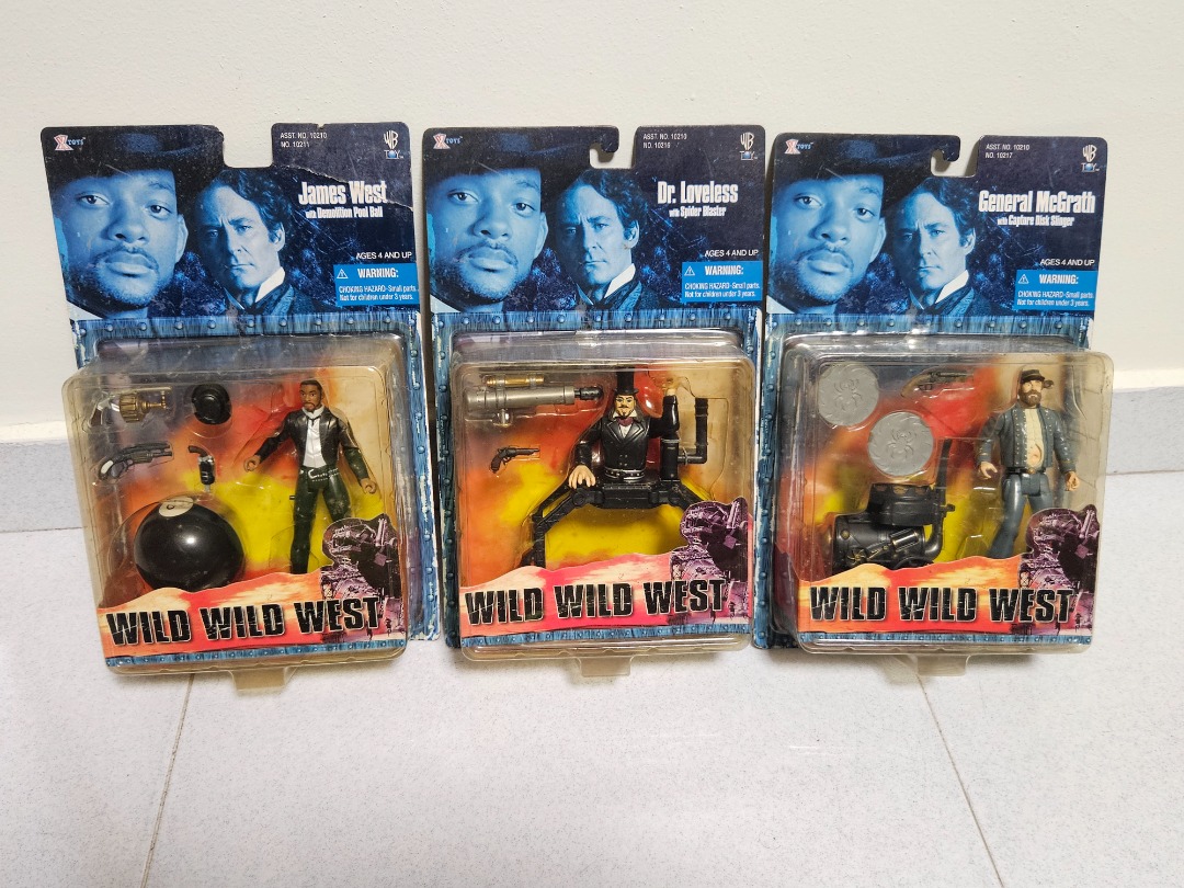 WILD WILD WEST Vintage Movie Action Figures - SET B (1999), Hobbies ...