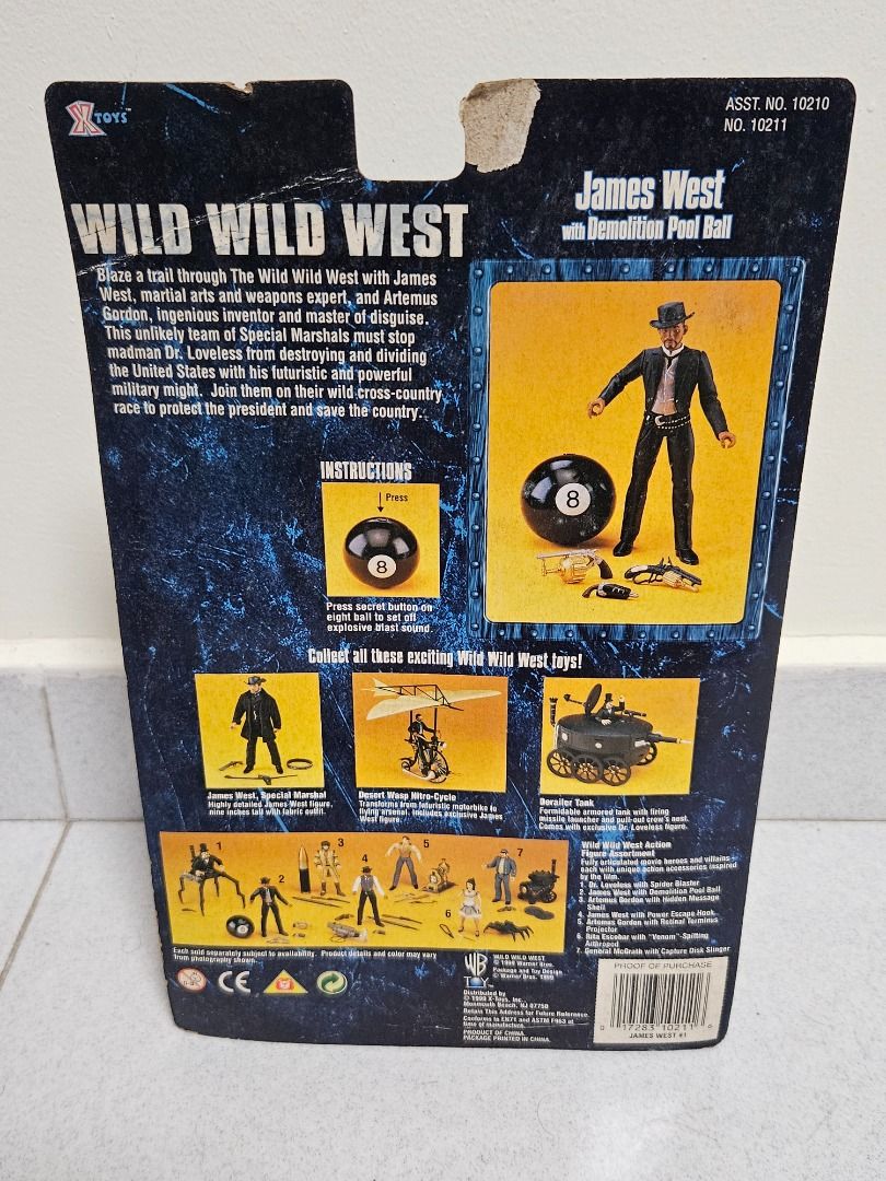 WILD WILD WEST Vintage Movie Action Figures - SET B (1999), Hobbies ...